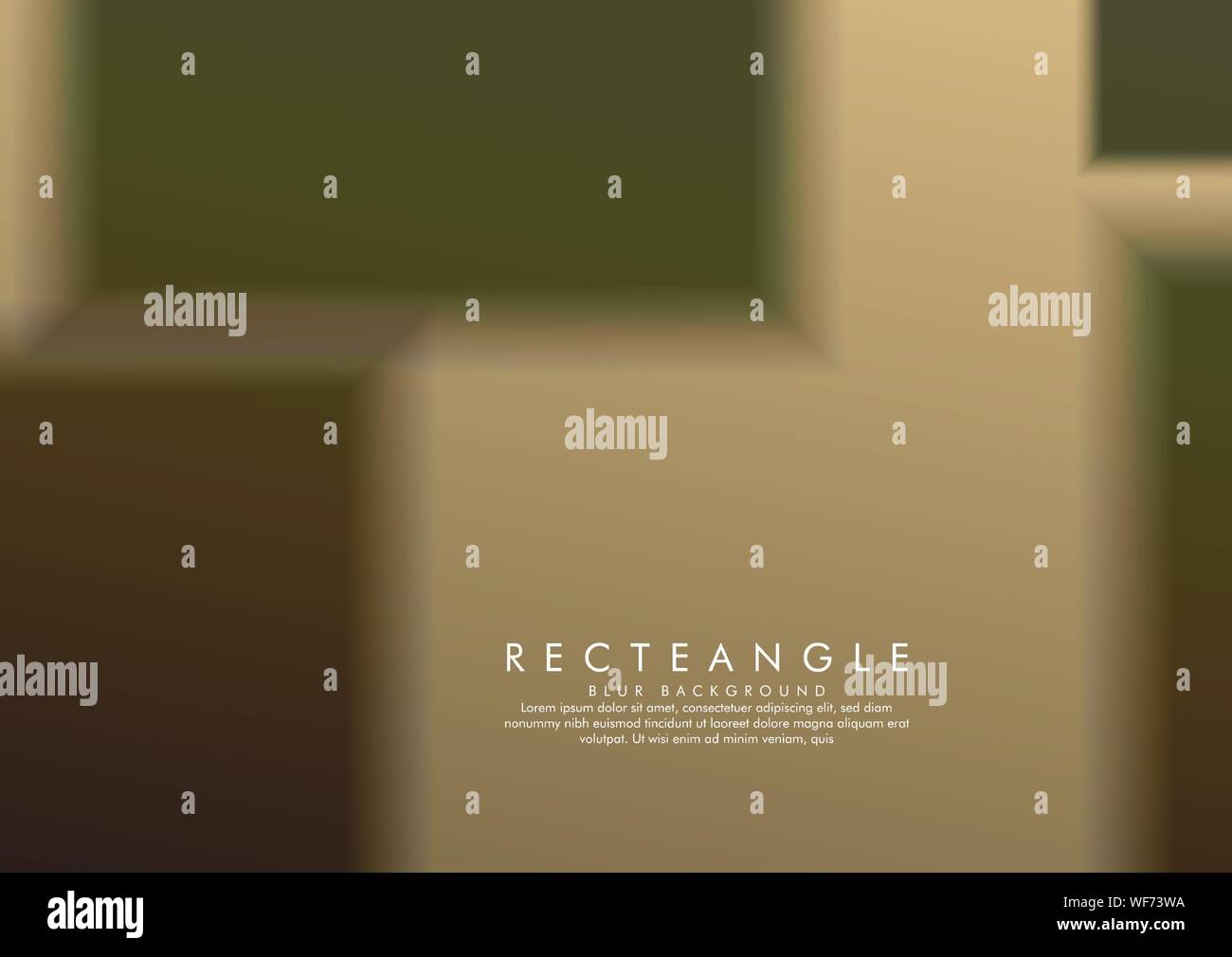 Vector illustration of a blur box with a gradient background. color ...