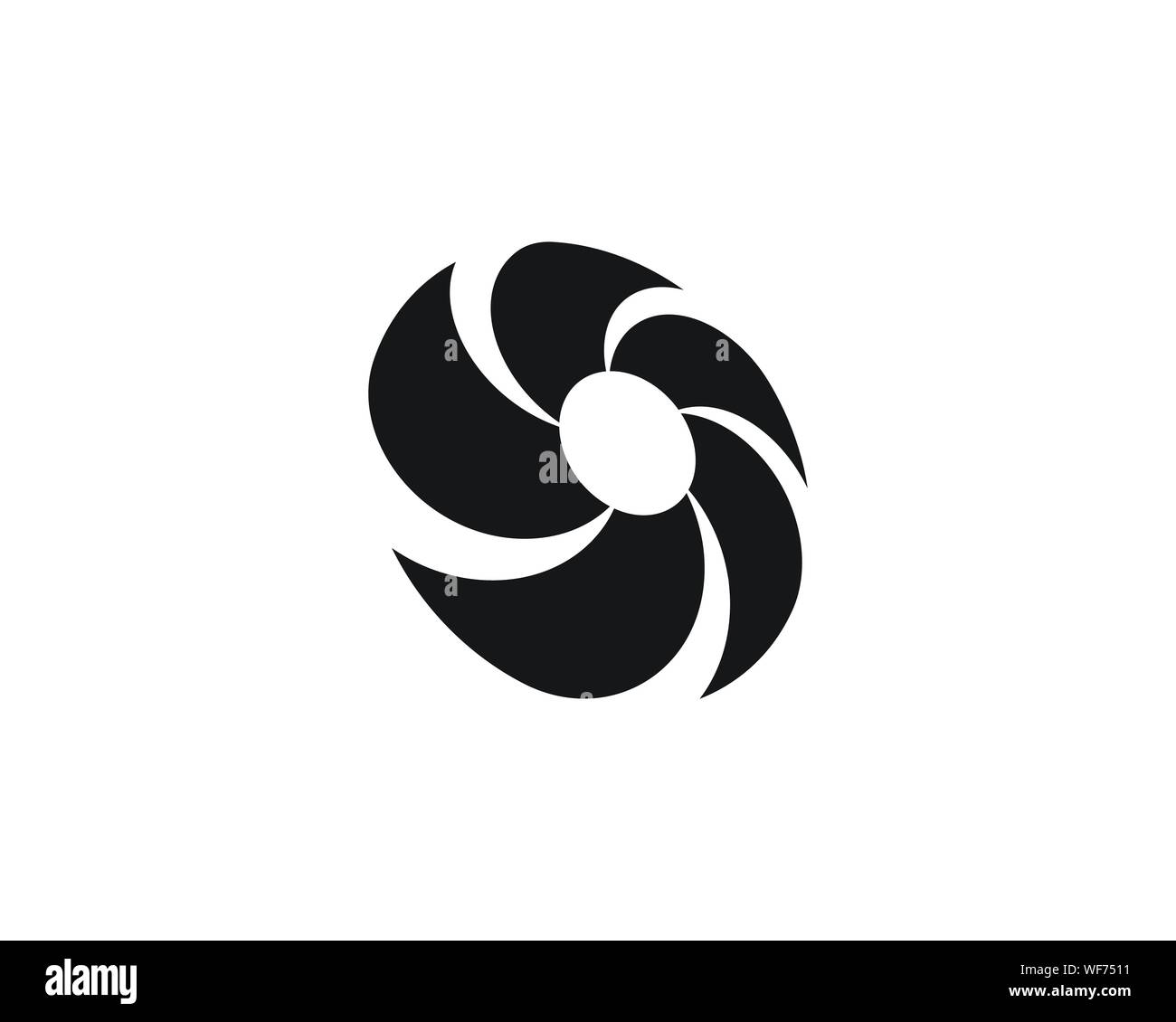 vortex vector illustration icon Logo Template design Stock Vector Image ...