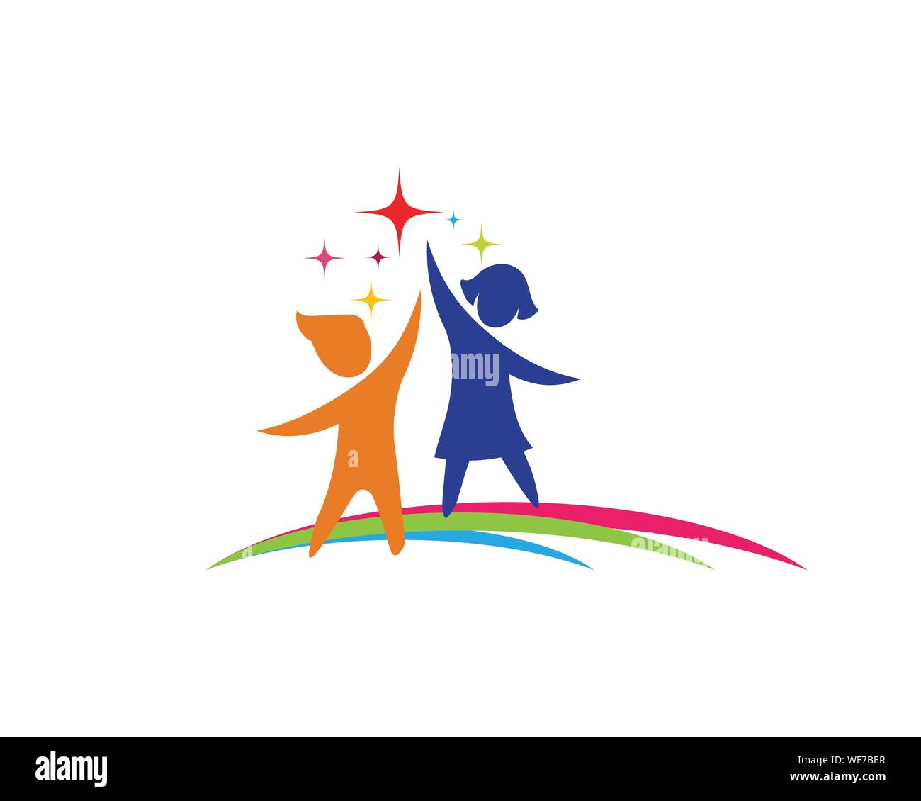 kids concept vector illustration icon design Stock Vector Image & Art ...