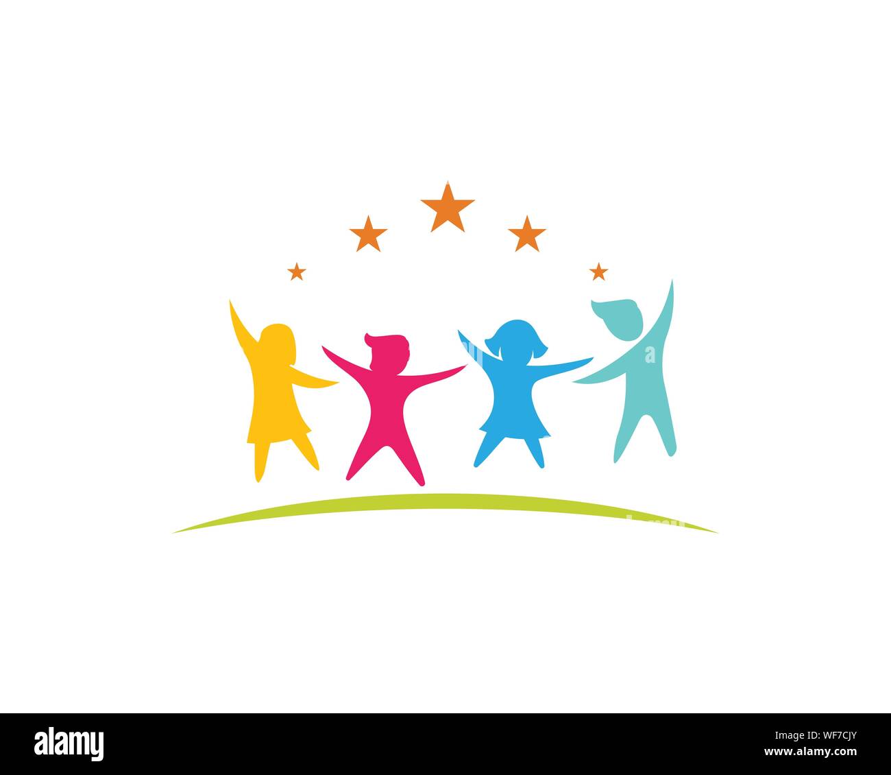 kids concept vector illustration icon design Stock Vector Image & Art ...