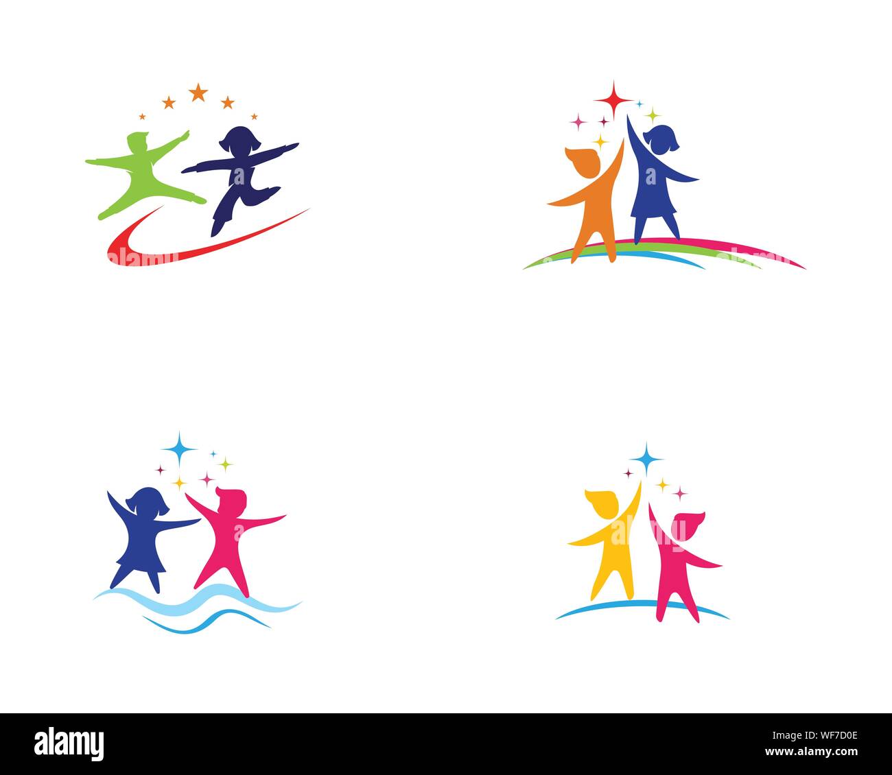 kids concept vector illustration icon design Stock Vector Image & Art ...