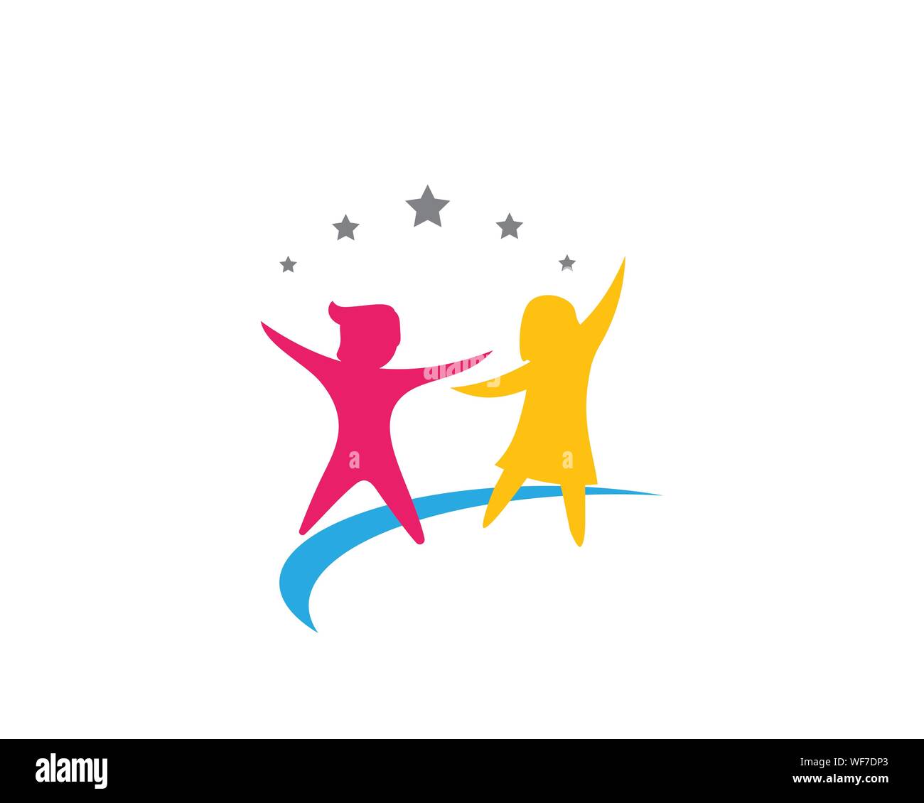 kids concept vector illustration icon design Stock Vector Image & Art ...