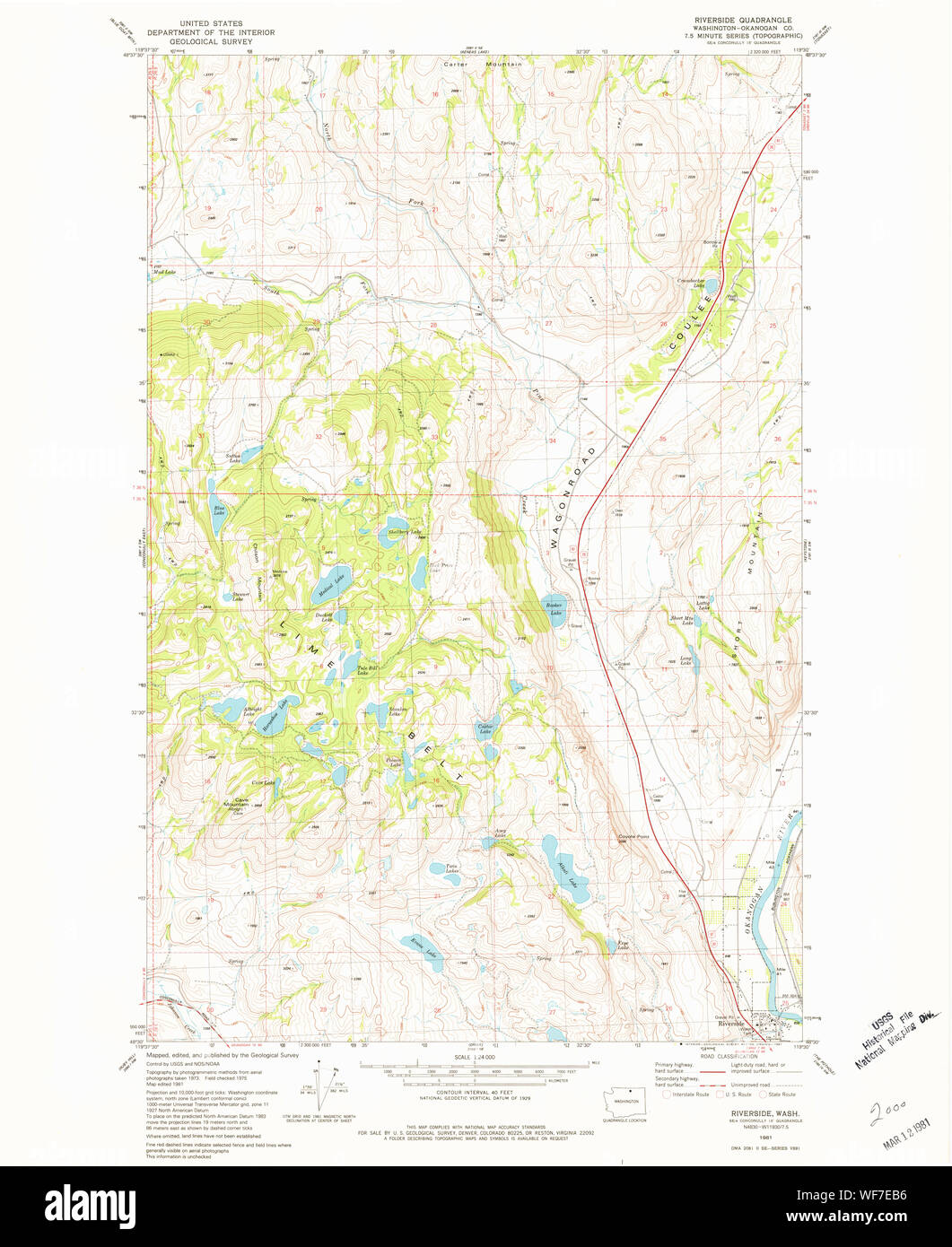 Map of riverside washington hi-res stock photography and images - Alamy