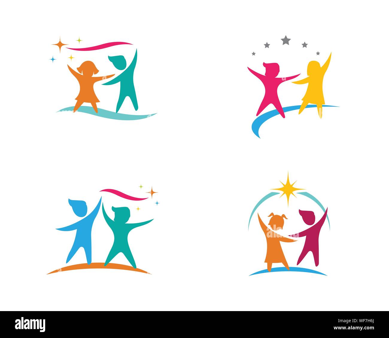 kids concept vector illustration icon design Stock Vector Image & Art ...