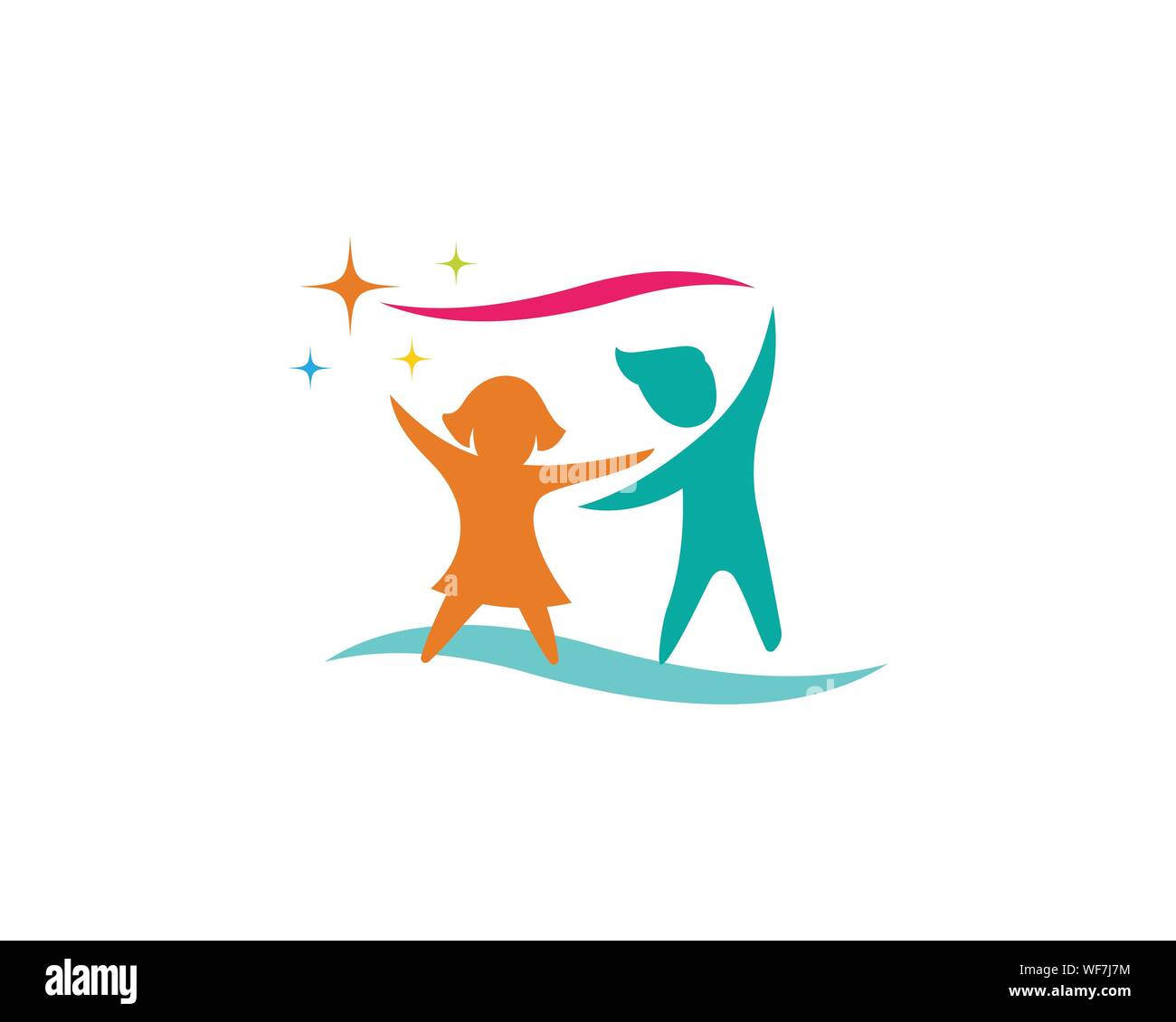 kids concept vector illustration icon design Stock Vector Image & Art ...