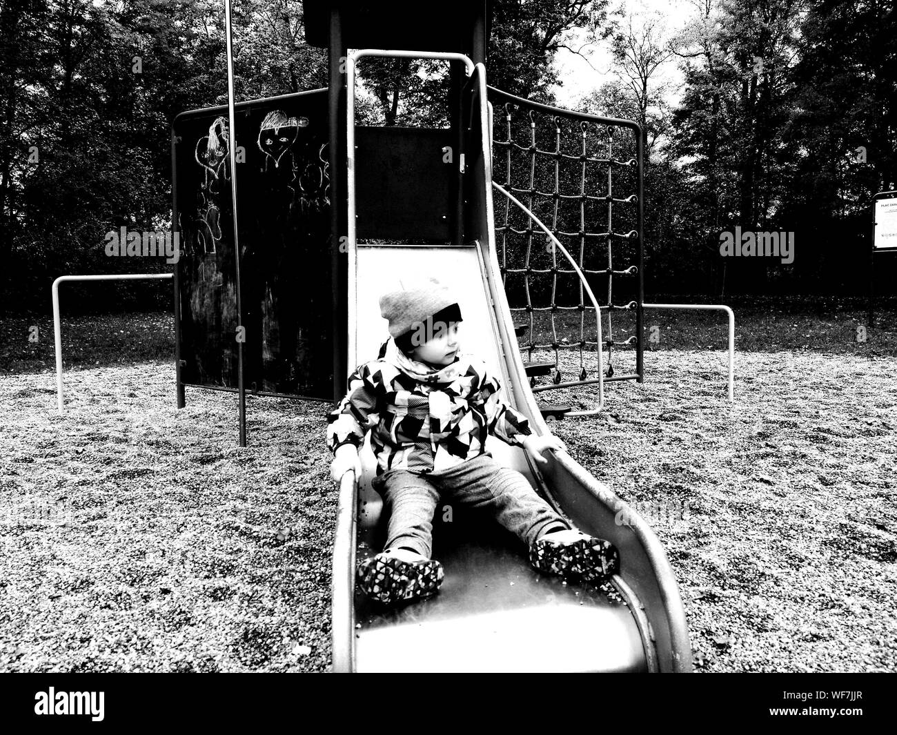 Slide motion sliding playground hi-res stock photography and images - Alamy