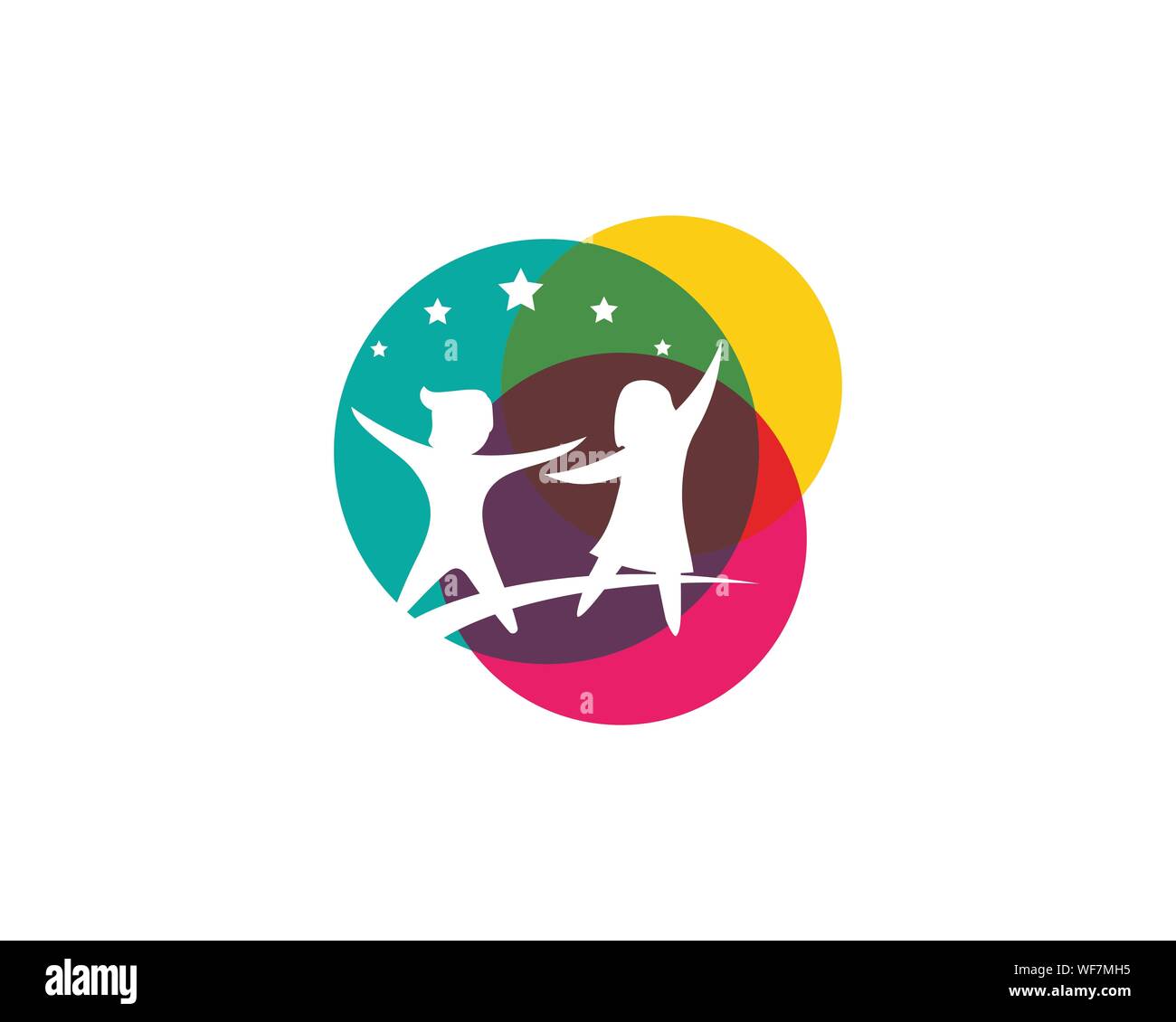 kids concept vector illustration icon design Stock Vector Image & Art ...