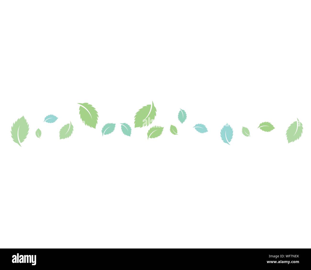 Mint leaves flat vector color icon template Stock Vector Image & Art ...