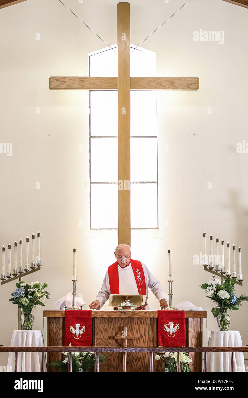 Standing christianity religion priest spirituality hi-res stock ...