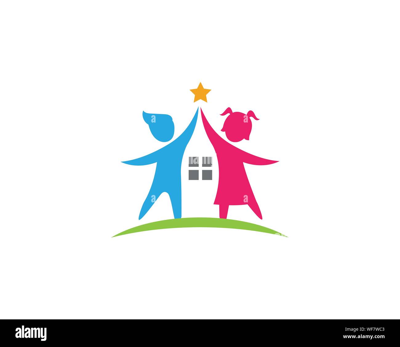 kids concept vector illustration icon design Stock Vector Image & Art ...