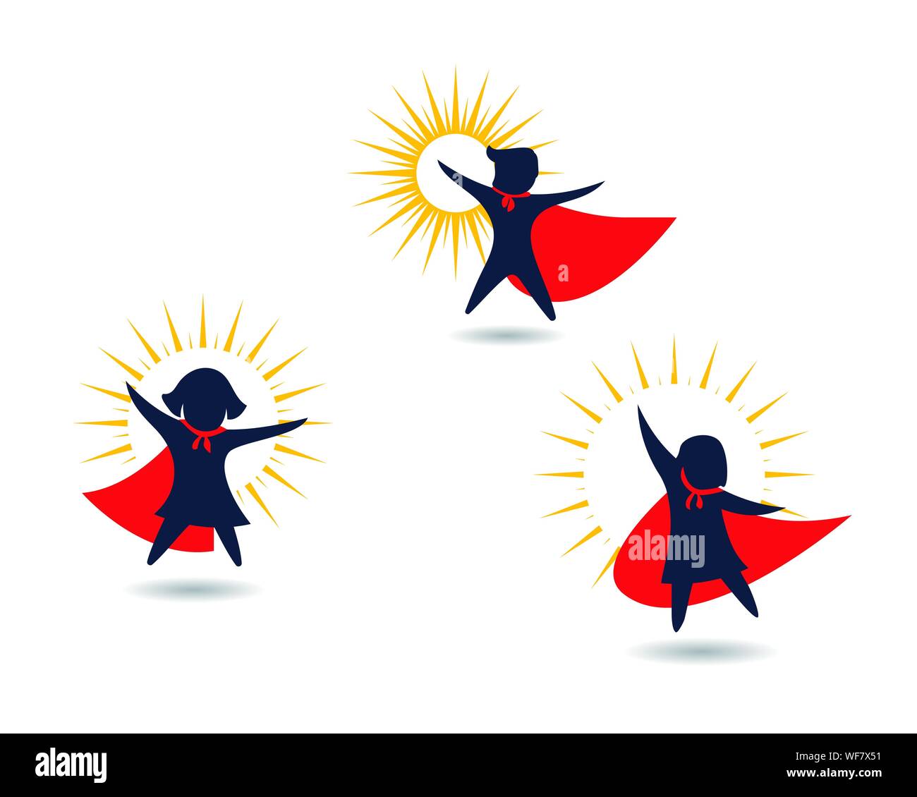 Boy cartoon cute illustration superhero vector hi-res stock photography ...