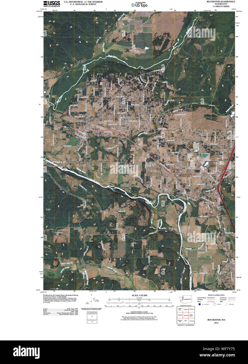 Map of rochester Cut Out Stock Images & Pictures - Alamy