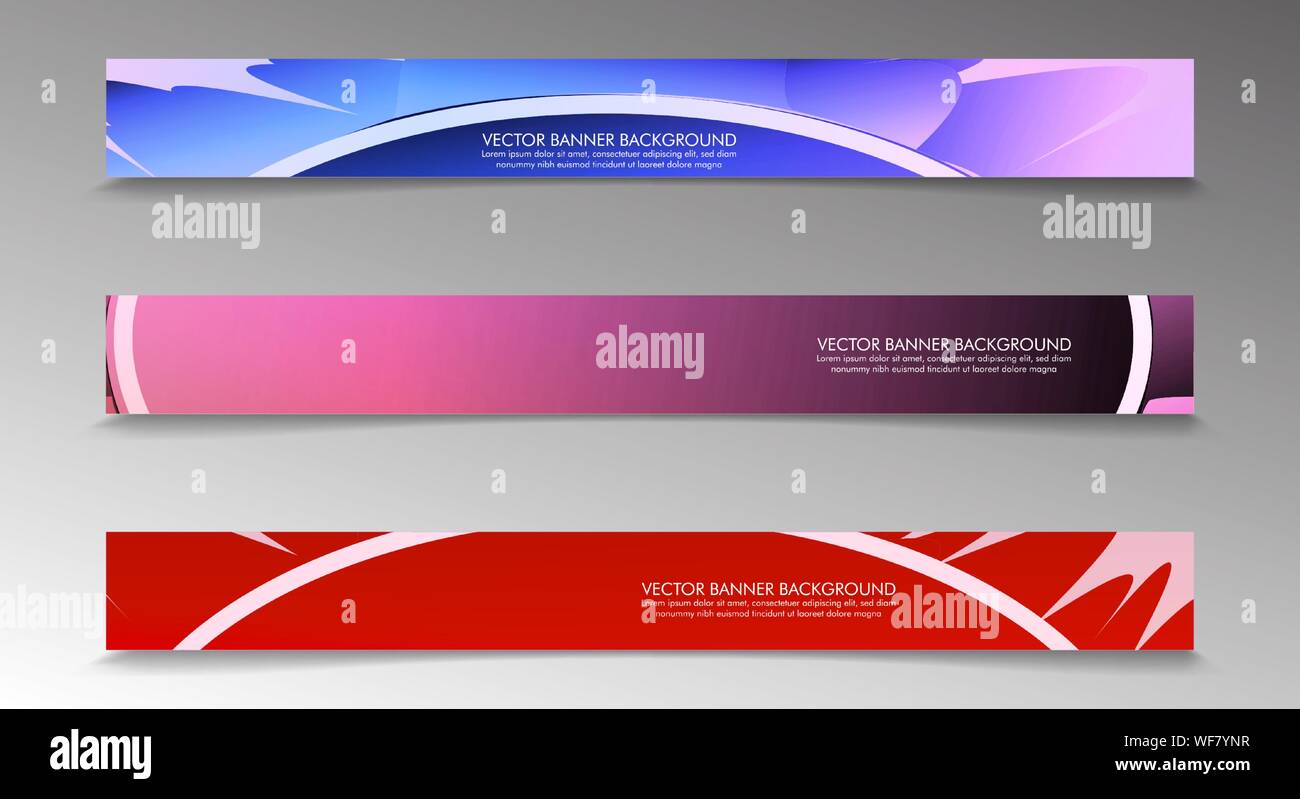 Set banner background with multicolor composition . vector design ...
