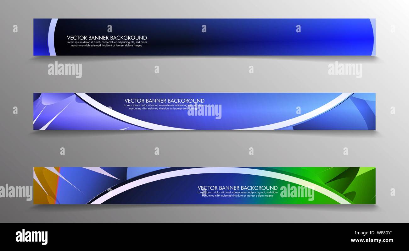 Set banner background with multicolor composition . vector design ...