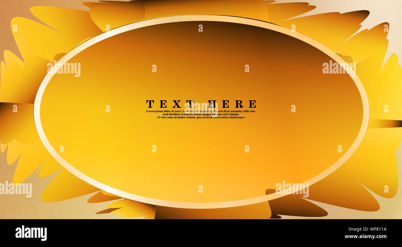 Oval vector frames are ready for your design background Stock Vector ...