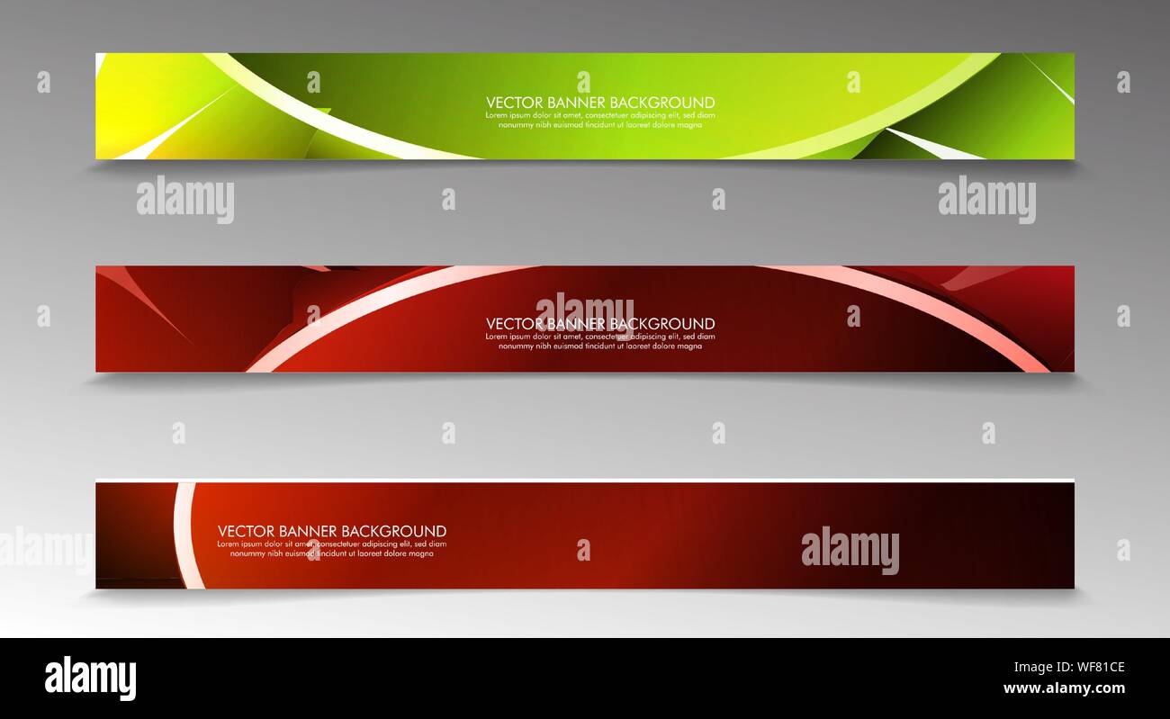 Set banner background with multicolor composition . vector design ...