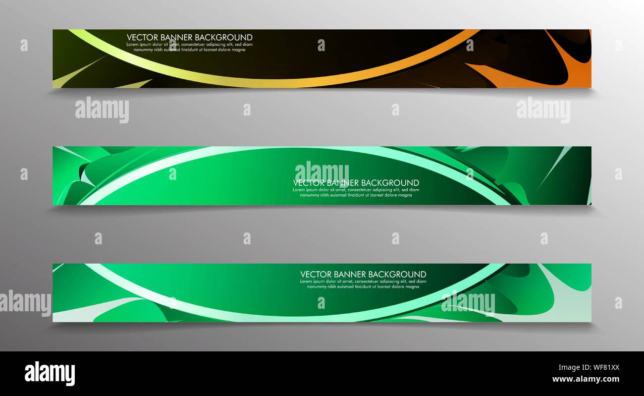 Set banner background with multicolor composition . vector design ...