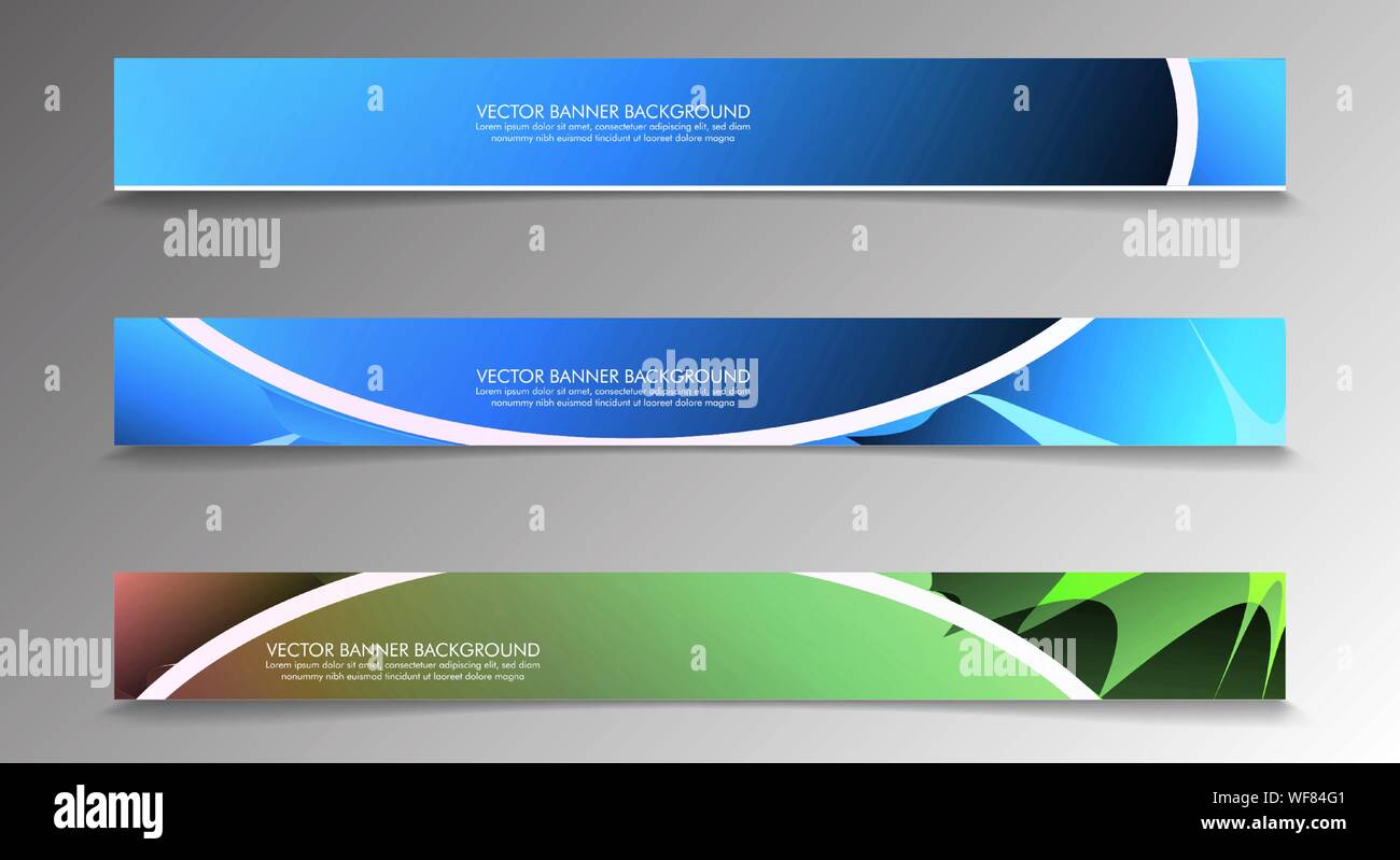 Set banner background with multicolor composition . vector design ...