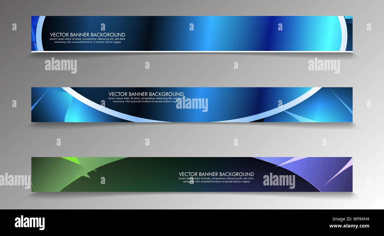 Set banner background with multicolor composition . vector design ...