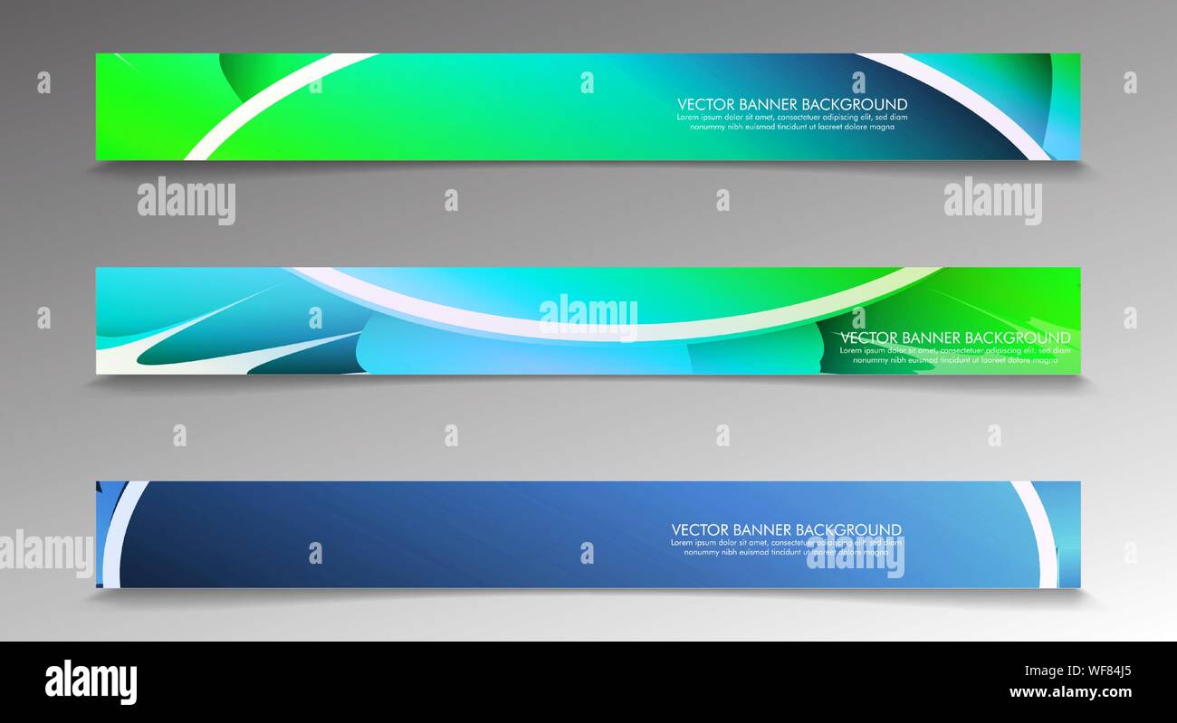 Set banner background with multicolor composition . vector design ...
