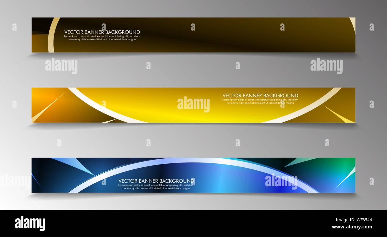 Set banner background with multicolor composition . vector design ...