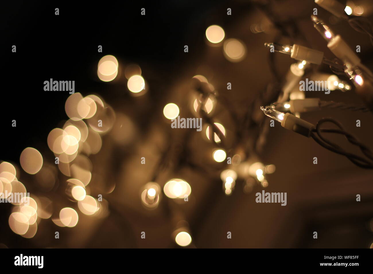String of lights night hi-res stock photography and images - Alamy