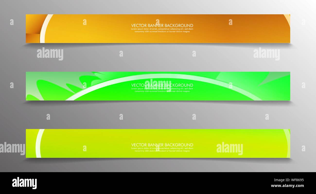 Set banner background with multicolor composition . vector design ...
