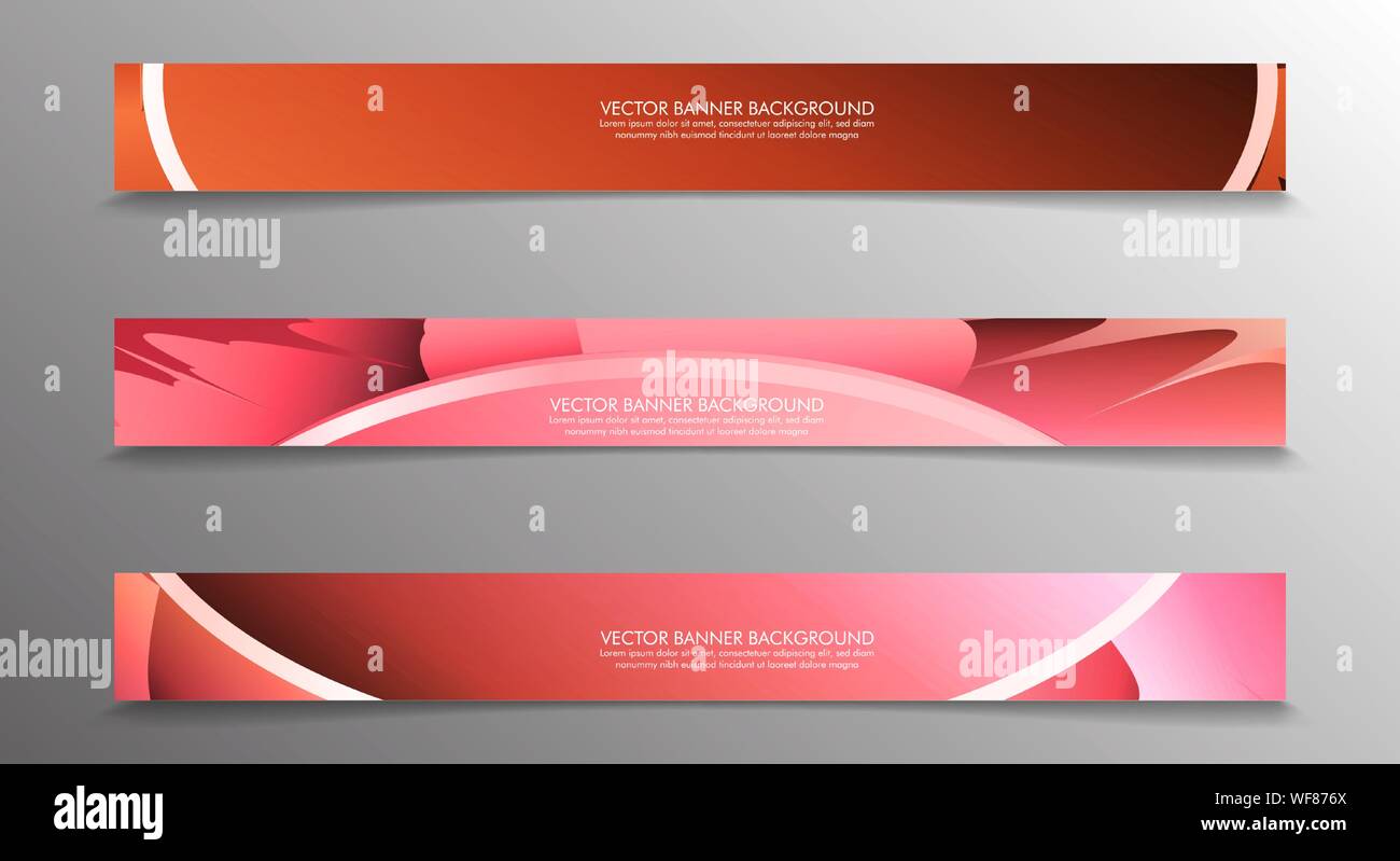 Set banner background with multicolor composition . vector design ...