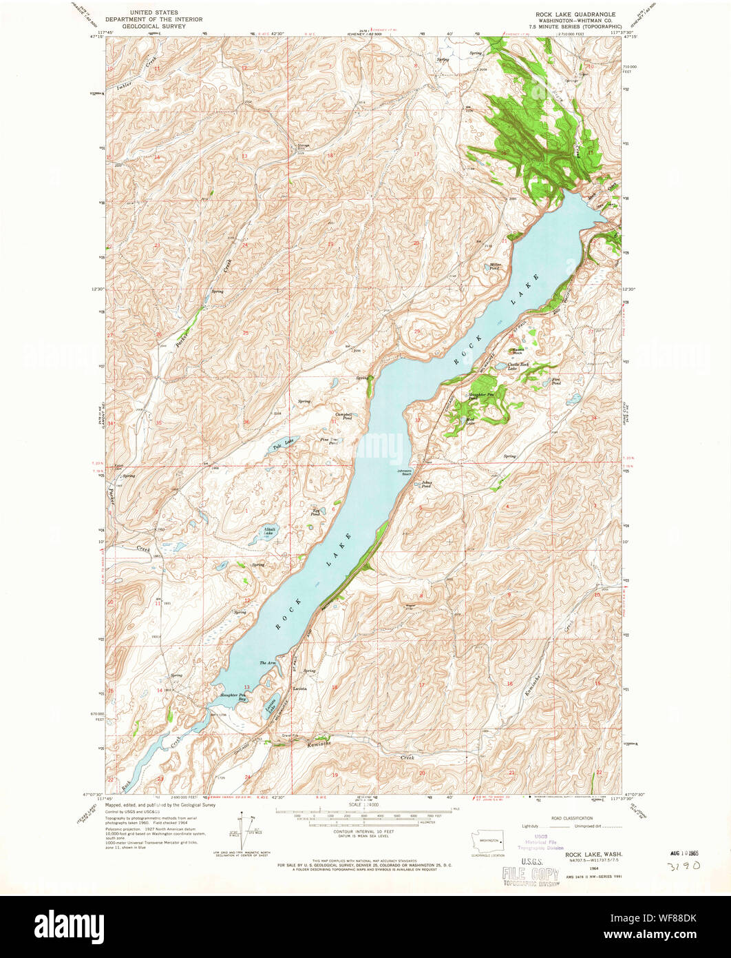 Rock lake map Cut Out Stock Images & Pictures - Alamy