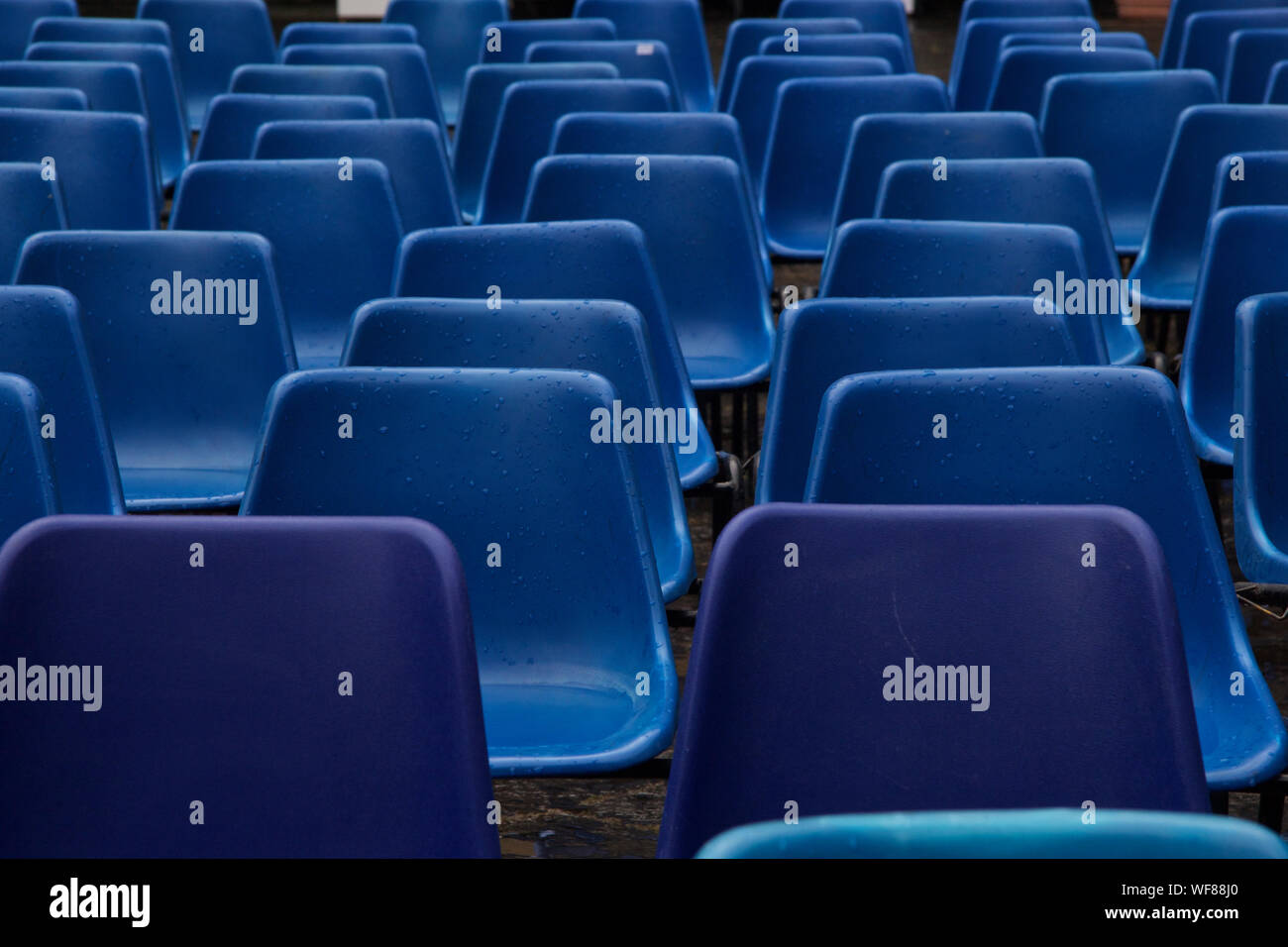 Empty Seats At Stadium Stock Photo - Alamy