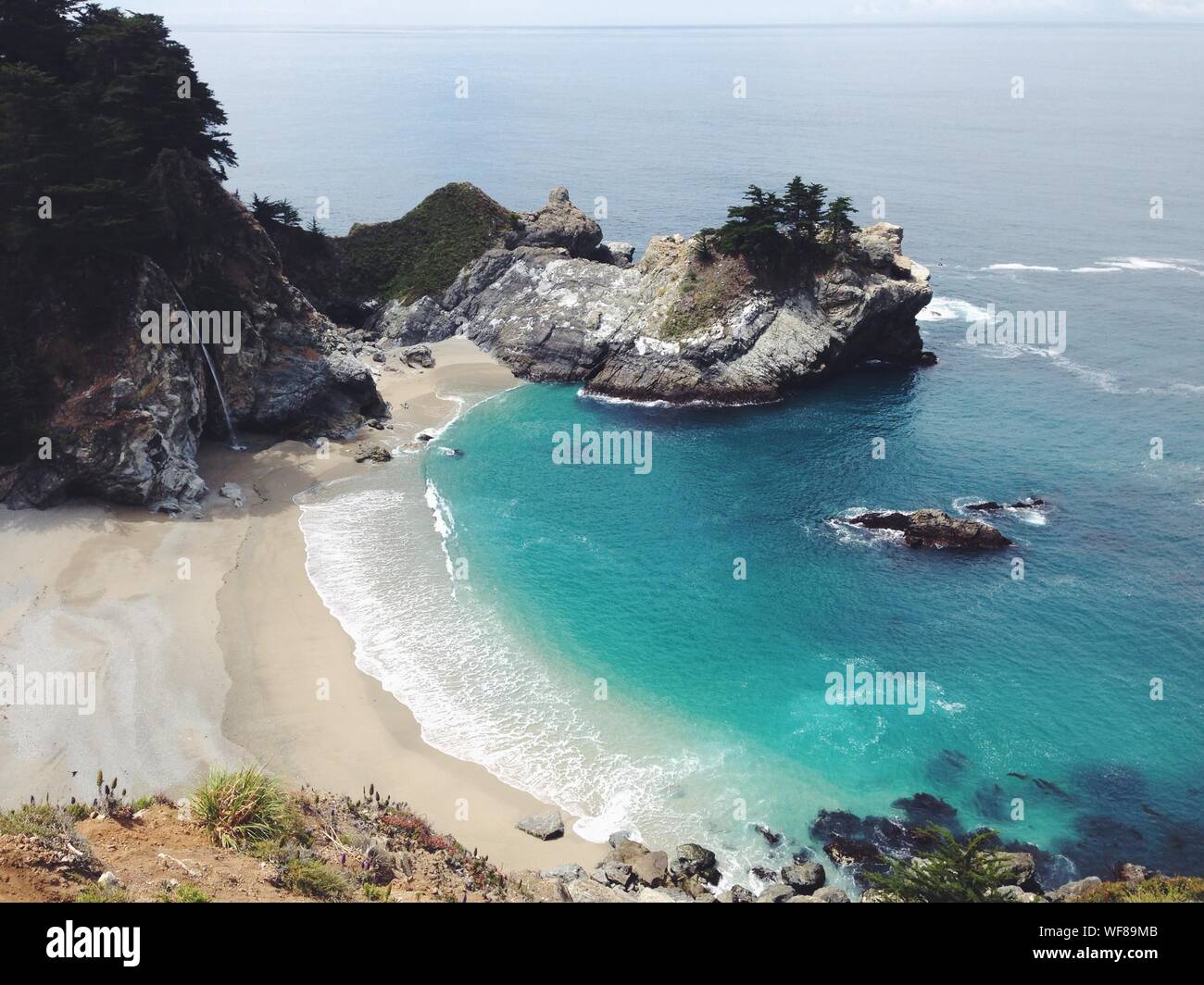 Scenic Sea Bay Stock Photo - Alamy