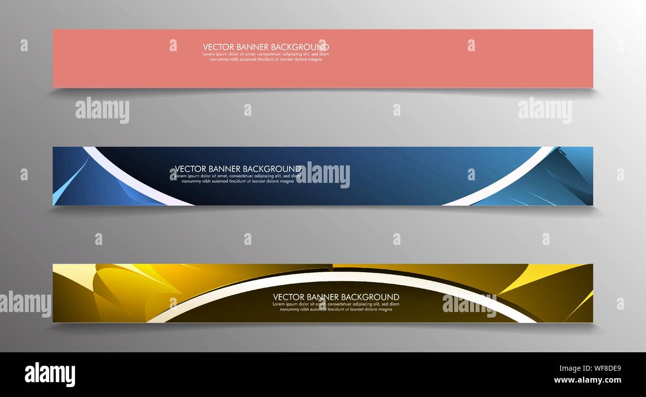 Set banner background with multicolor composition . vector design ...