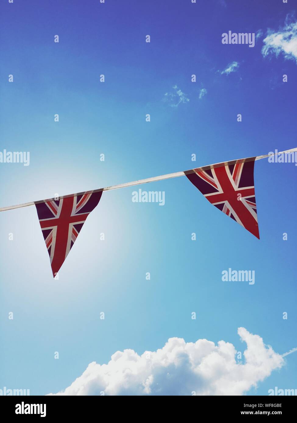 String of flags hi-res stock photography and images - Alamy