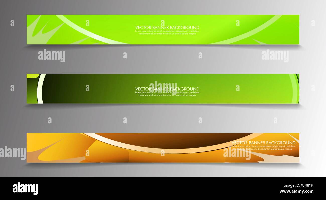 Set banner background with multicolor composition . vector design ...