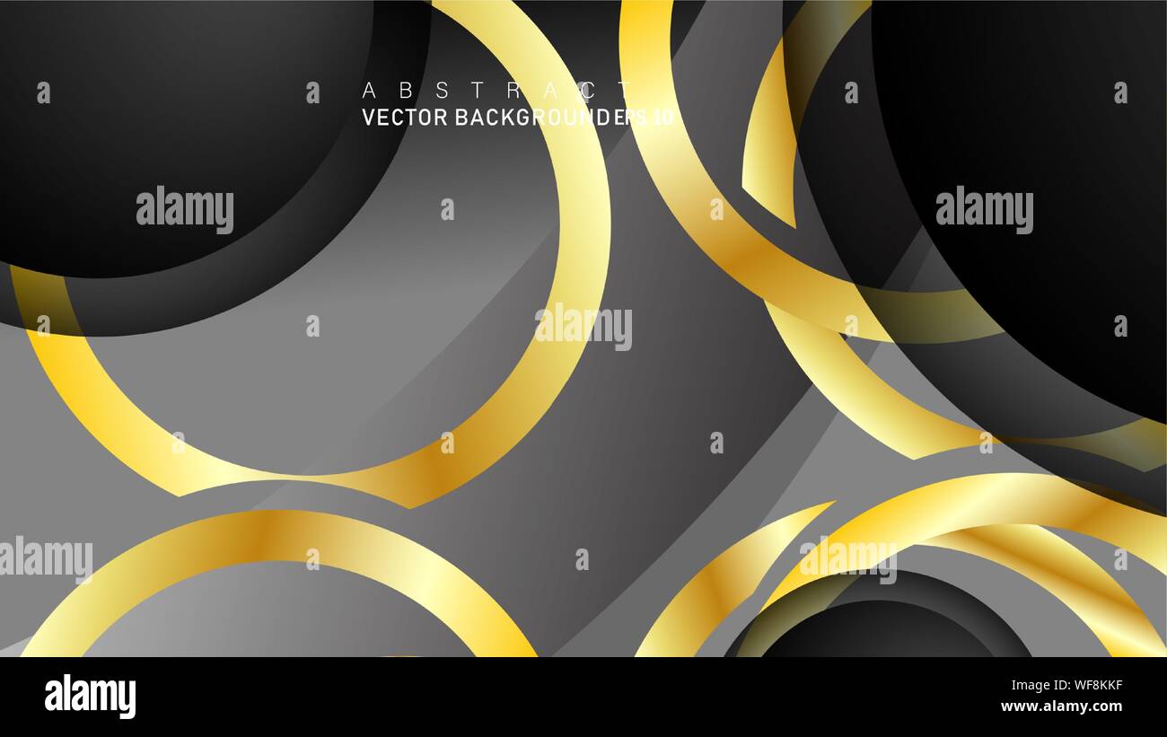 Vector background design that overlaps with gold ring color gradients ...