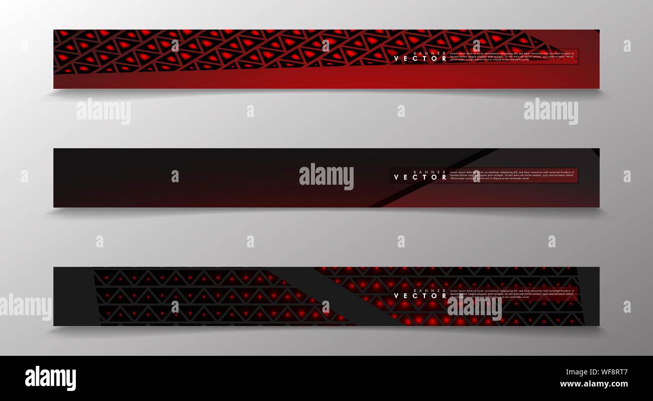 Vector banners with light red backgrounds suitable for advertising and ...