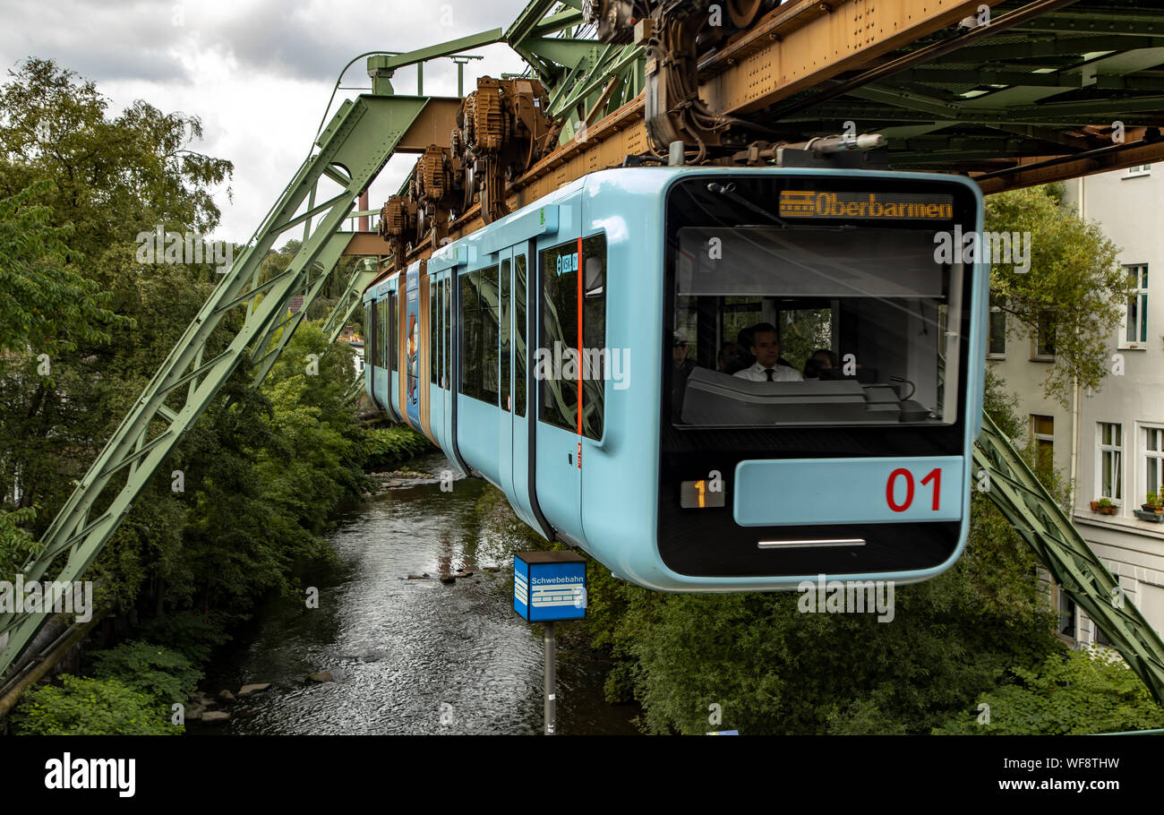 The Wuppertal suspension railway, train of the latest generation #15 ...