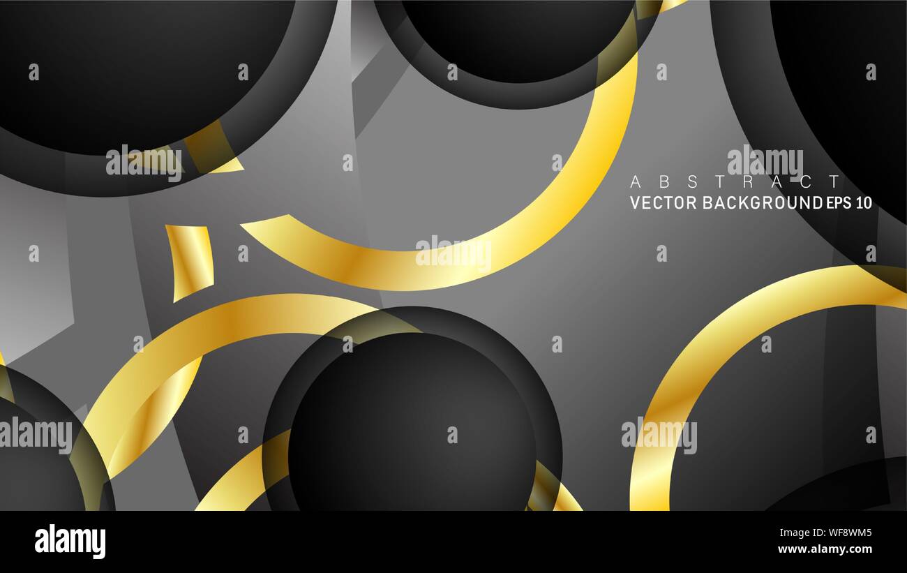 Vector background design that overlaps with gold ring color gradients ...