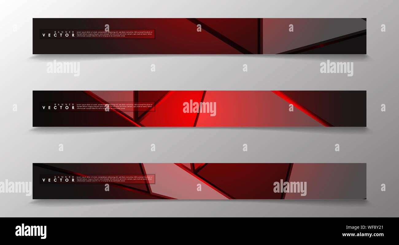 Vector banners with light red backgrounds suitable for advertising and ...