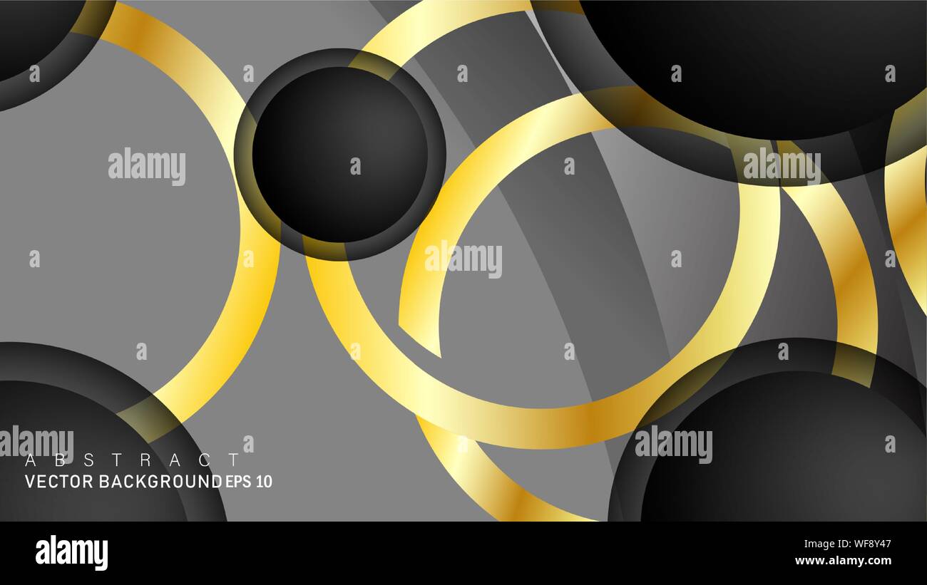 Vector background design that overlaps with gold ring color gradients ...