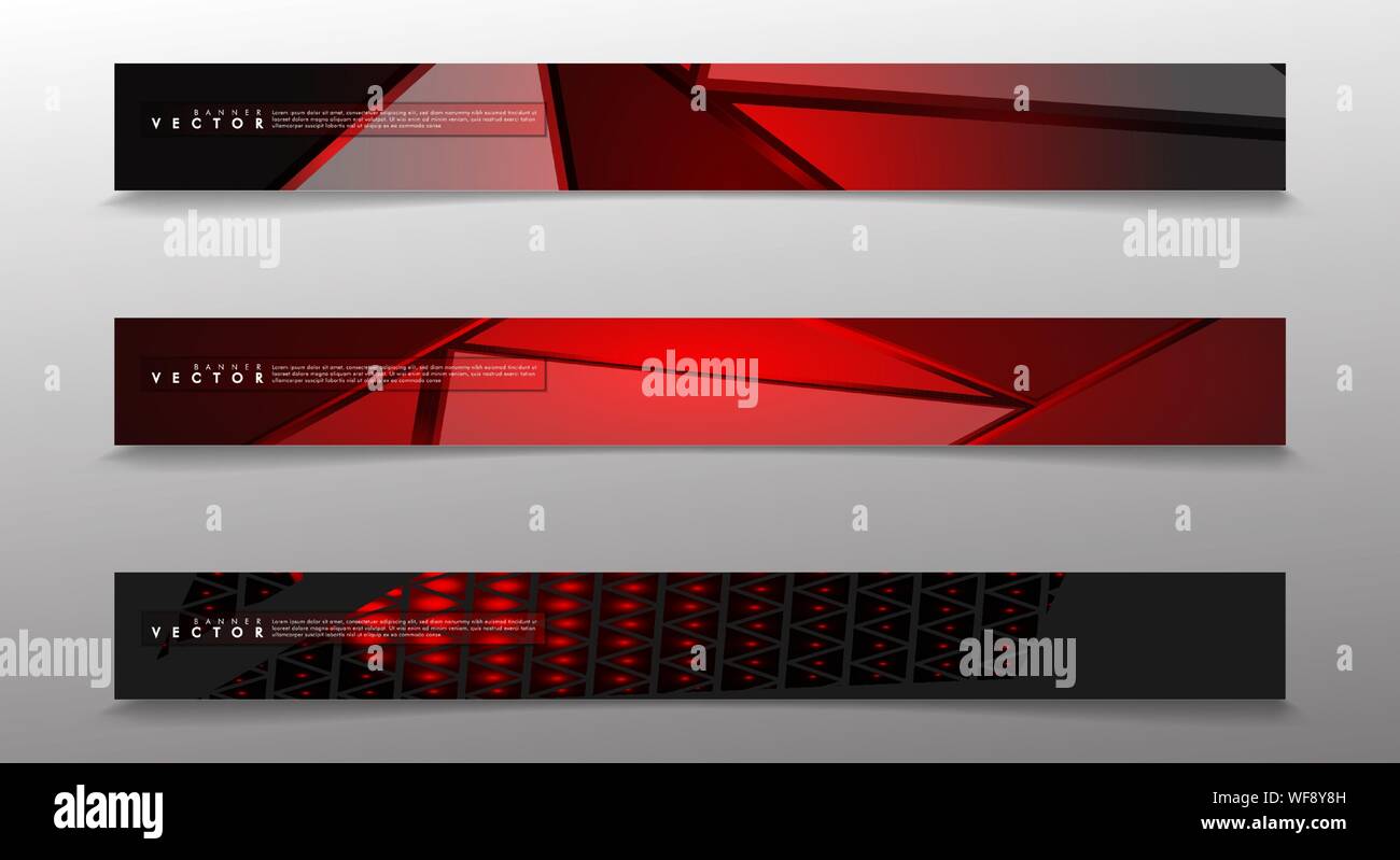 Vector banners with light red backgrounds suitable for advertising and ...