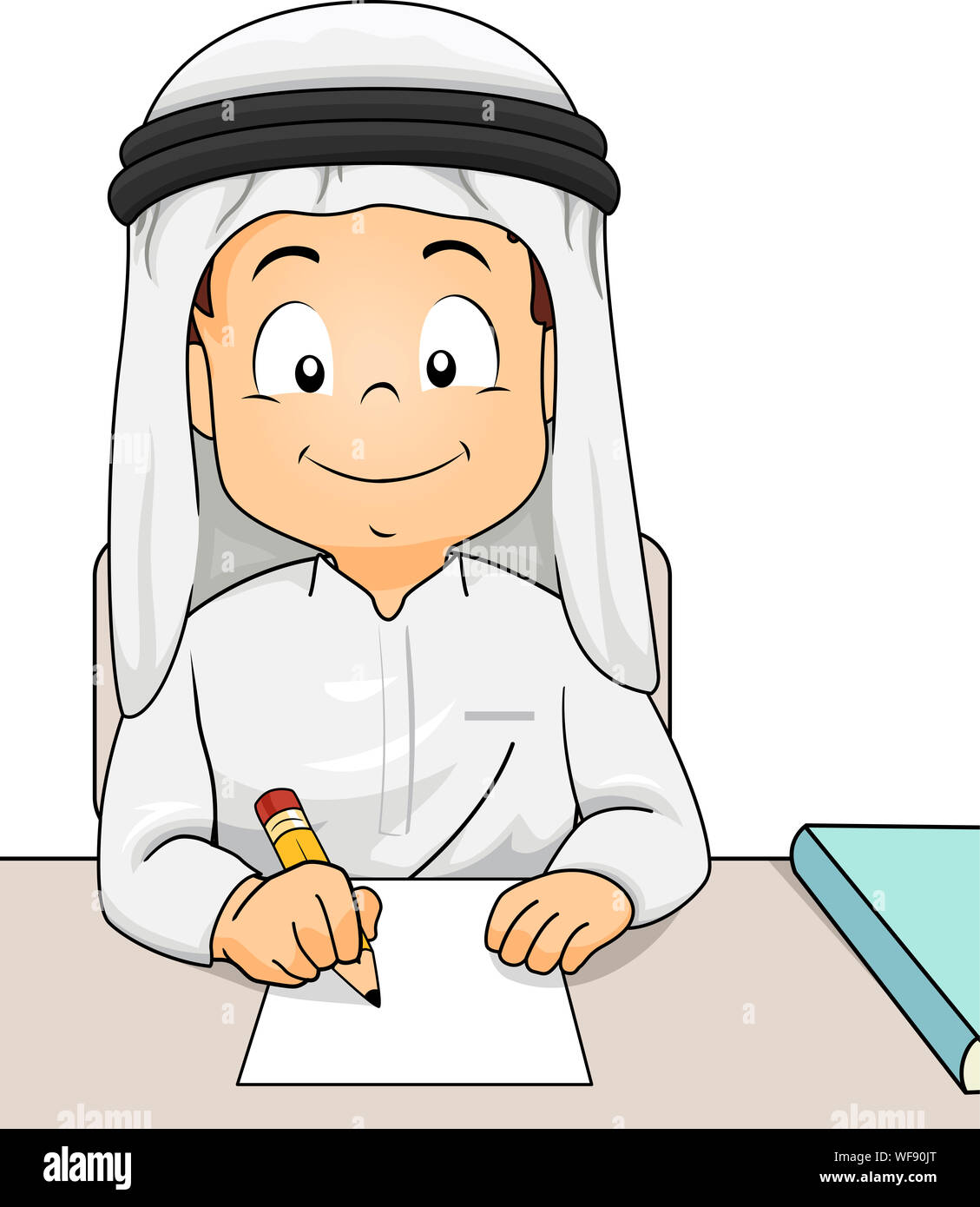 Arab boy drawing hi-res stock photography and images - Alamy