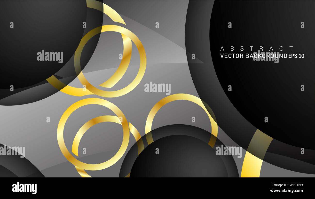 Vector background design that overlaps with gold ring color gradients ...