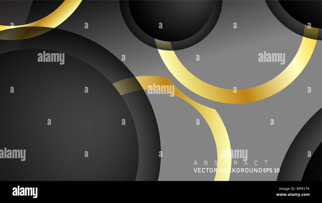 Vector background design that overlaps with gold ring color gradients ...