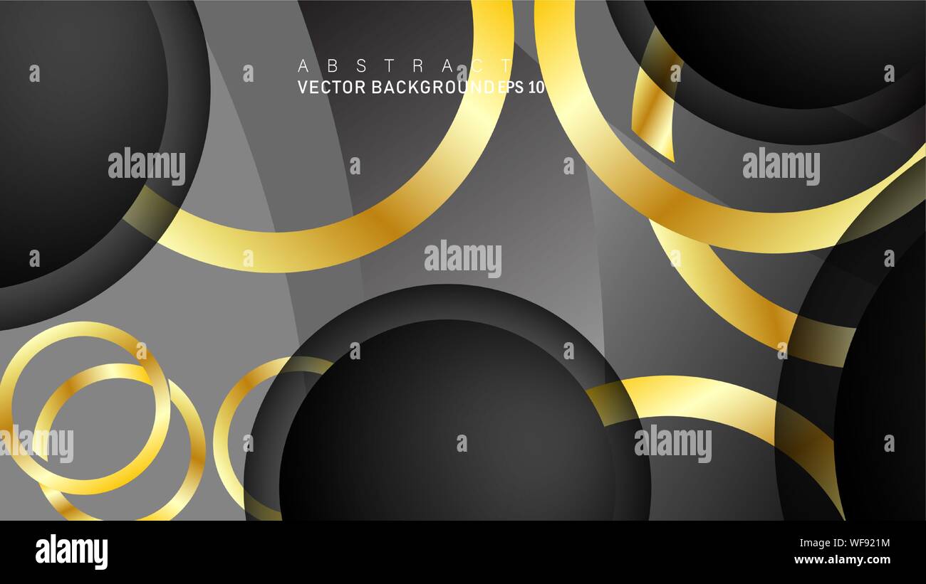 Vector background design that overlaps with gold ring color gradients ...