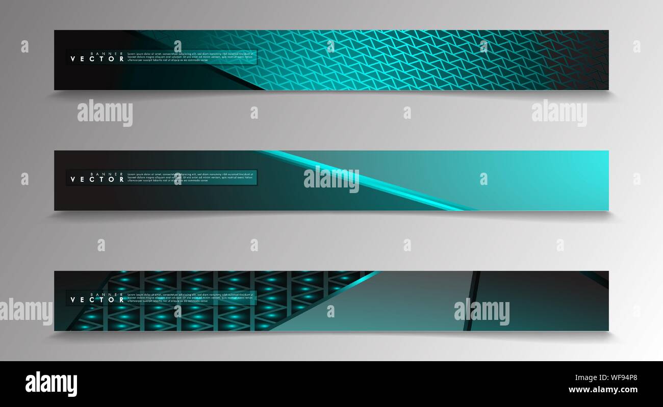 Vector banners with light blue backgrounds suitable for advertising and ...