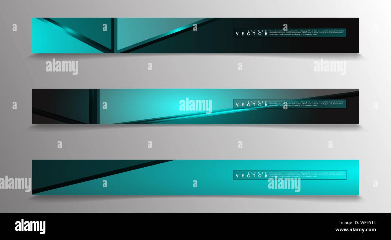 Vector banners with light blue backgrounds suitable for advertising and ...