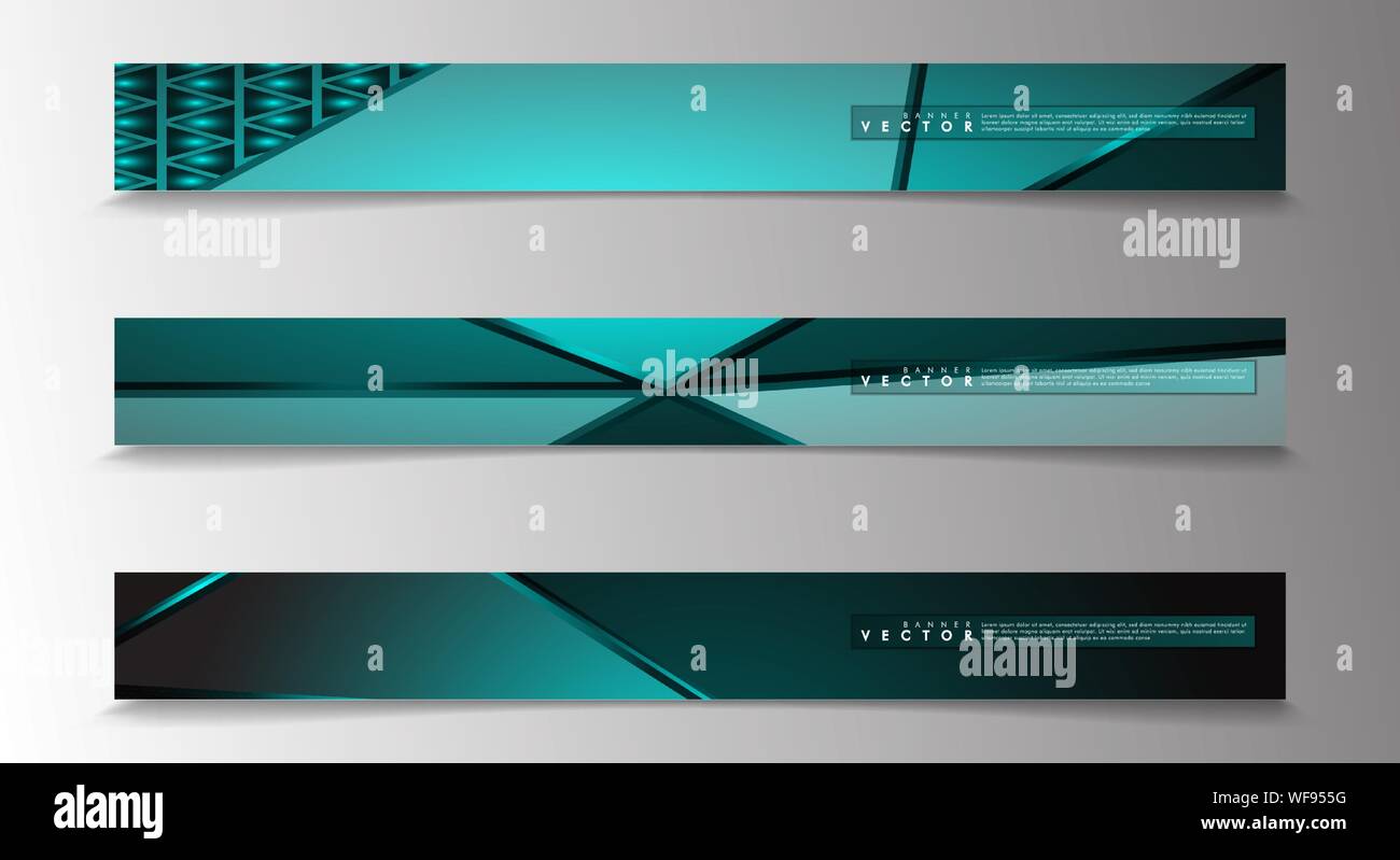 Vector banners with light blue backgrounds suitable for advertising and ...