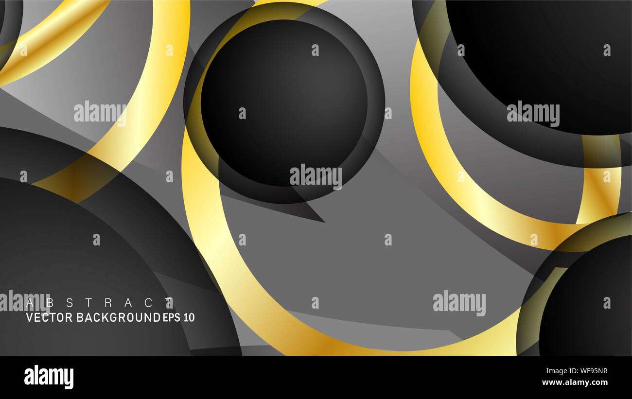 Vector background design that overlaps with gold ring color gradients ...