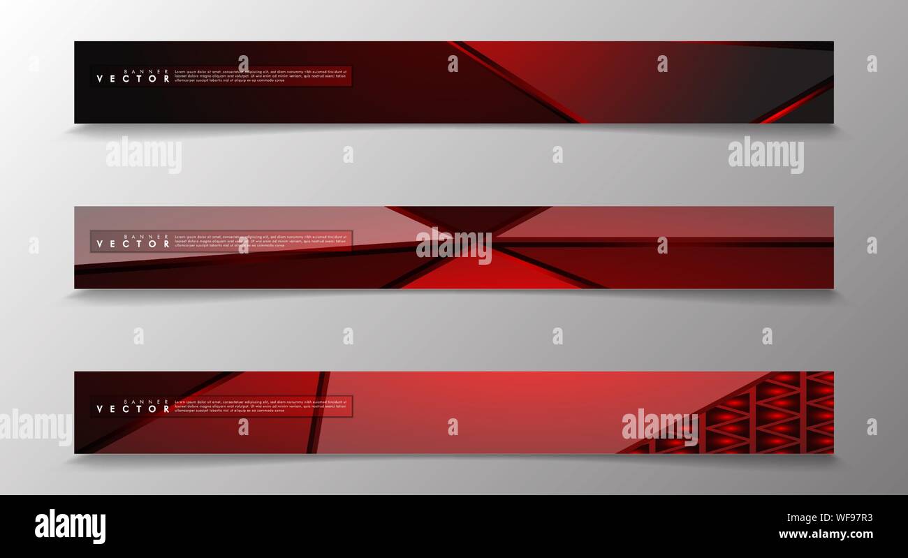 Vector banners with light red backgrounds suitable for advertising and ...